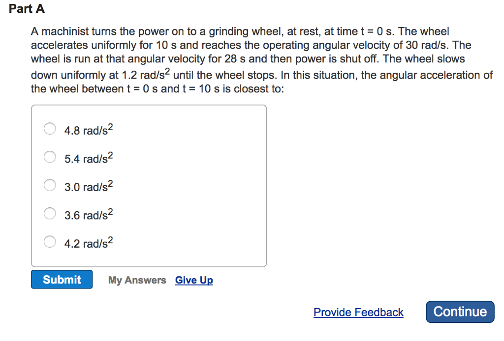 Solved Part A Through what angle in degrees does a 33 rpm | Chegg.com