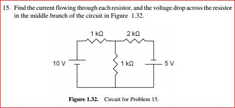 Solved Find the current flowing through each resistor, and | Chegg.com
