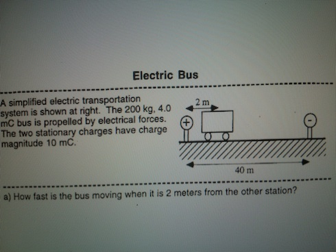 Solved Electric Bus A simplified electric transportation | Chegg.com