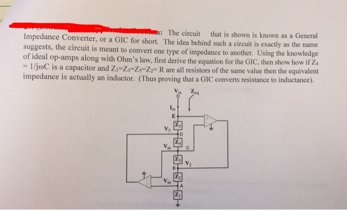 Solved The circuit that is shown is known as a General | Chegg.com