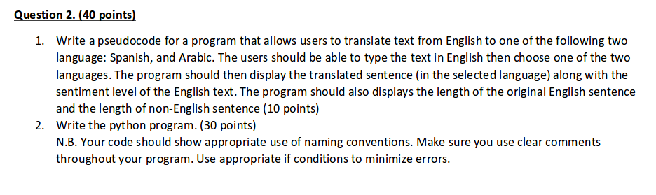 Solved I am using python 2.7 and this is my code. I've | Chegg.com