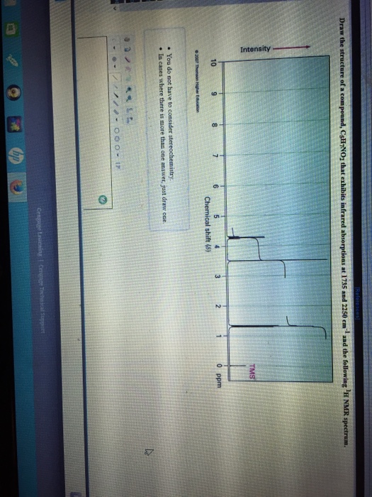Solved Draw the structure of a compound, C5H7NO2 that | Chegg.com