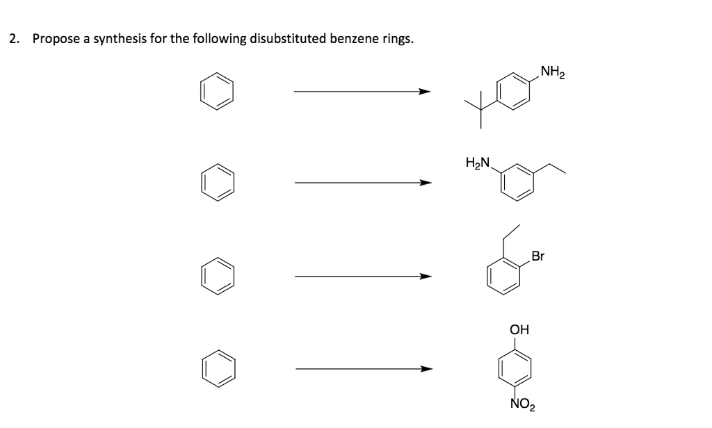 Solved 2. Propose a synthesis for the following | Chegg.com