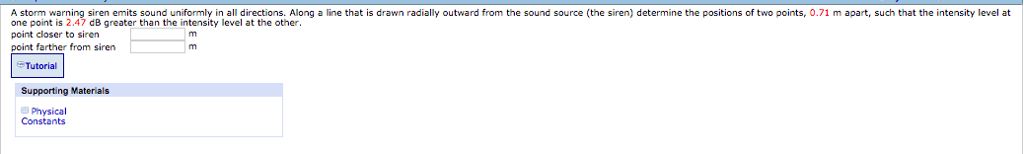 Solved A storm warning siren emits sound uniformly in all | Chegg.com