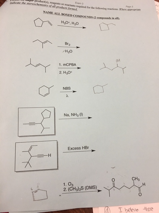 Solved Predict the major product (s), reagents or reactants | Chegg.com