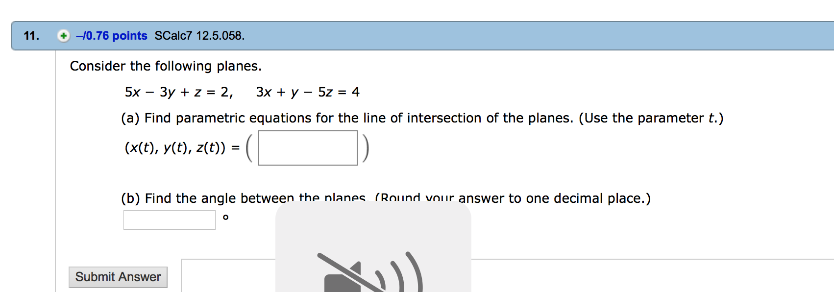 Solved Consider the following planes. 5x - 3y + z = 2, 3x + | Chegg.com Solved Consider the following planes. 5x - 3y + z = 2, 3x + | Chegg.com