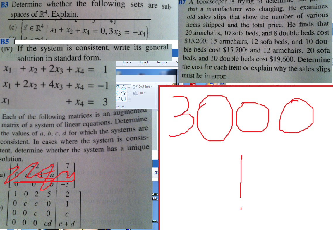 Solved Determine whether the following sets are subspaces of | Chegg.com