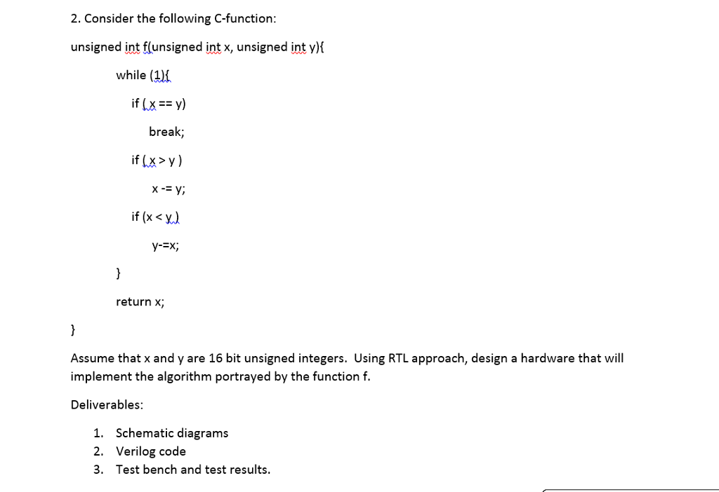 Consider The Following C function Unsigned Int Chegg Consider The Following C function Unsigned Int Chegg