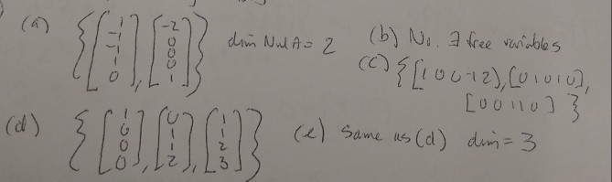 Solved Let A be the 4x5 matrix below and T. : R5 → R4 the | Chegg.com