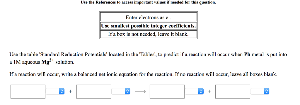 Solved Use the References to access important values if | Chegg.com