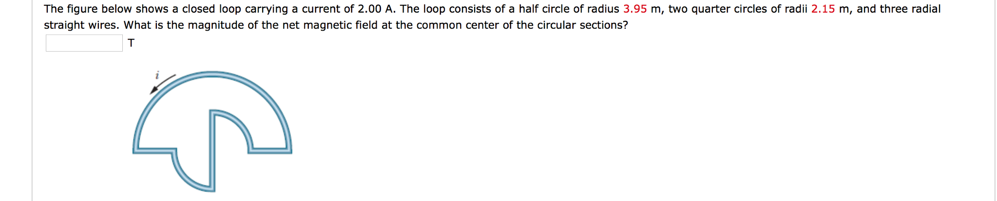 Solved The figure below shows a closed loop carrying a | Chegg.com