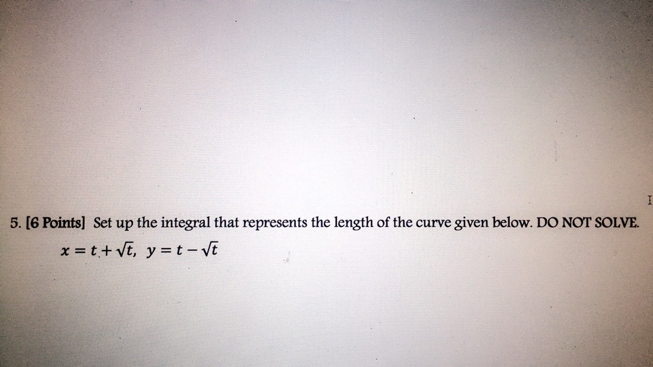 Solved Set up the integral that represents the length of the | Chegg.com