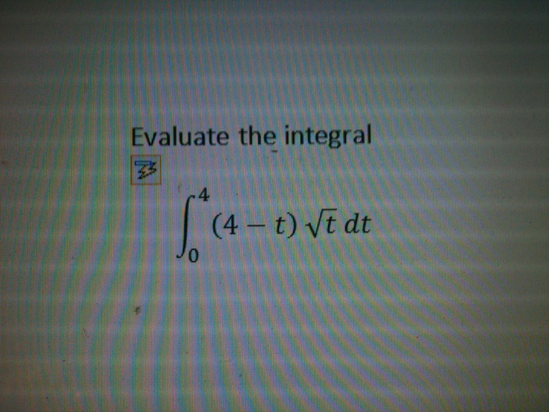 Solved Evaluate The Integral 4 T T Dt