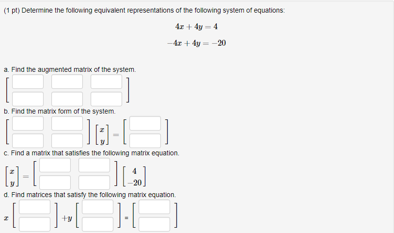 Solved 1 Pt Determine The Following Equivalent