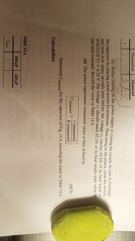 Solved Determining C (Actual value):: Construct the network | Chegg.com