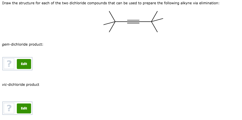 Solved Draw the structure for each of the two dichloride | Chegg.com