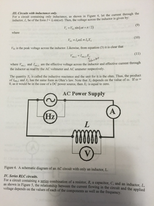 Solved Simple Ac Circuits s Experiment E-6 Simple AC | Chegg.com