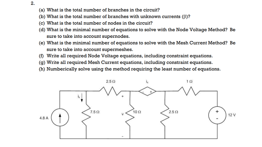 Solved 2. (a) What is the total number of branches in the | Chegg.com