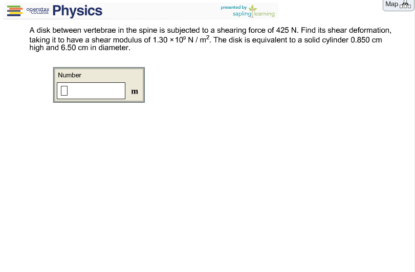 Solved Map Map Physics presented by pling learning A disk | Chegg.com