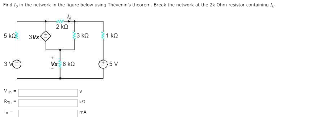 Solved Find Io in the network in the figure below using | Chegg.com