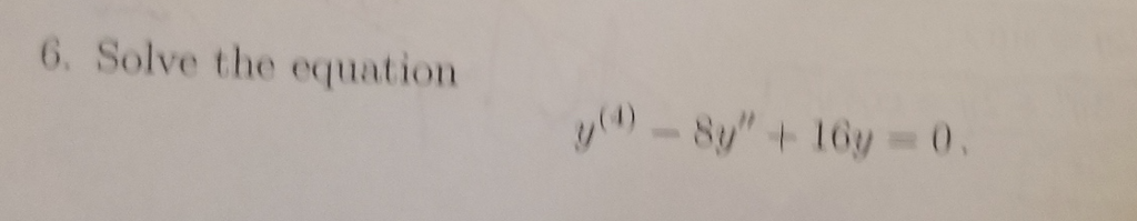 Solved 6. Solve the equation | Chegg.com