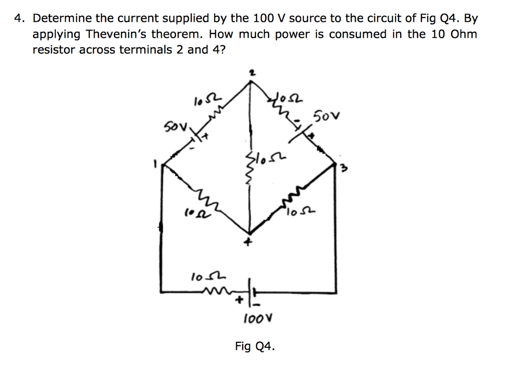Solved Determine the current supplied by the 100 V source to | Chegg.com