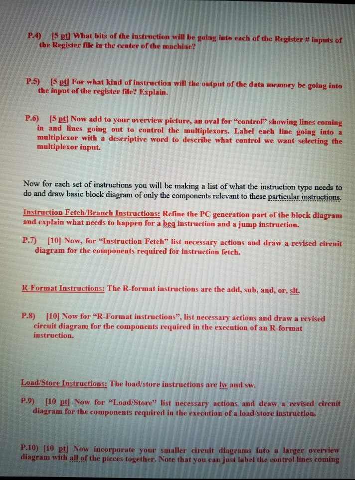 Solved Add Data Instruction-1 Register # ! Register # | Chegg.com