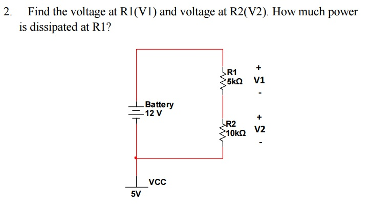Solved Find the voltage at R1(V1) and voltage at R2(V2). How | Chegg.com