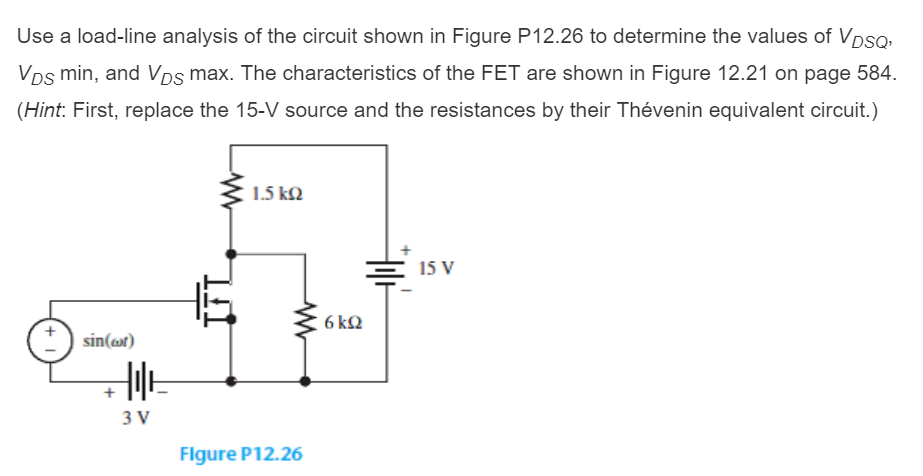 Solved Use a load-line analysis of the circuit shown in | Chegg.com