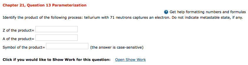 Solved Chapter 21, Question 13 Parameterization Get help | Chegg.com