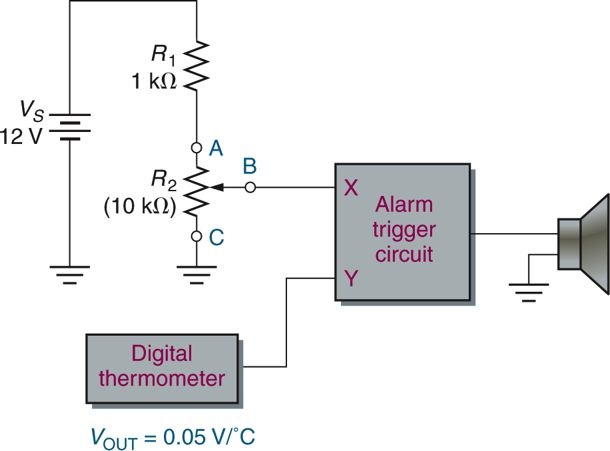 Solved 41. The alarm trigger circuit in Figure 6.59 has the | Chegg.com
