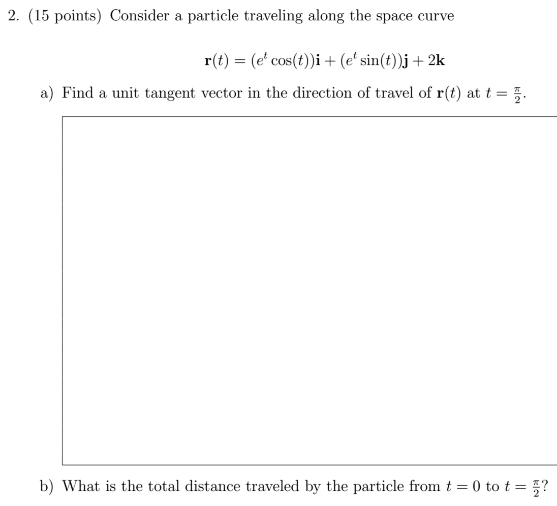 Solved Consider a particle traveling along the space curve | Chegg.com