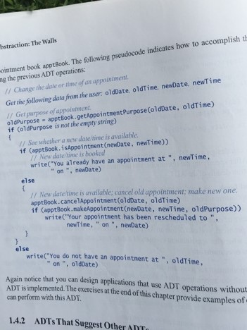 Solved Write a pseudo code function in terms of the ADT | Chegg.com