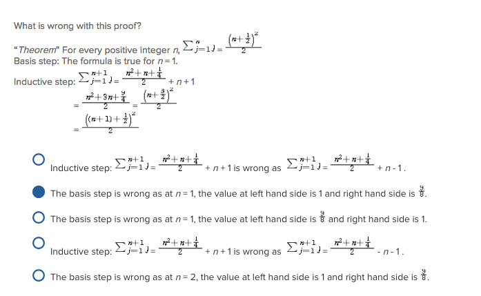 Solved What is wrong with this proof? “Theorem" For every | Chegg.com