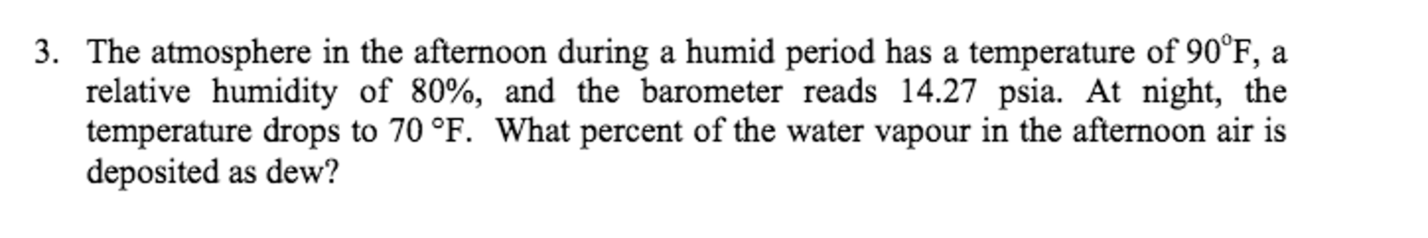 Solved The atmosphere in the afternoon during a humid period | Chegg.com