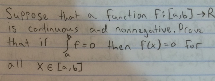 Solved Suppose that a function f:[a, b] right arrow R is | Chegg.com