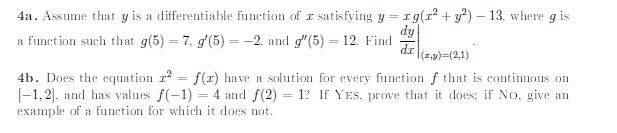 Solved Assume that y is a differentiable function of x | Chegg.com