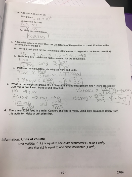 Solved Convert 5.51 ms to mu s. Unit plan: Conversion | Chegg.com