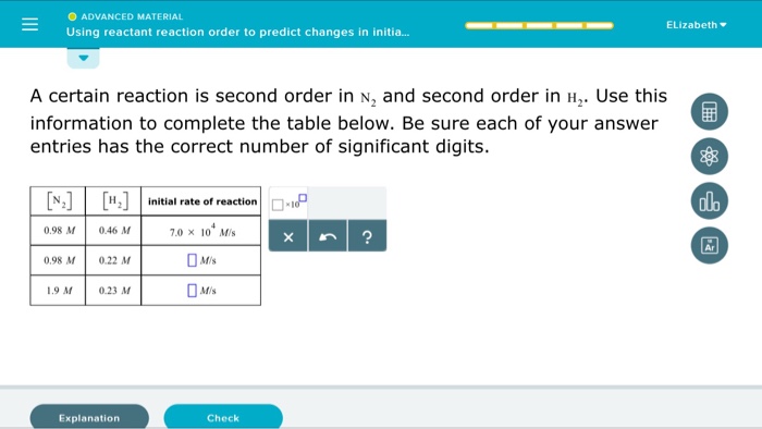 Solved A certain reaction is second order in N_2 and second | Chegg.com