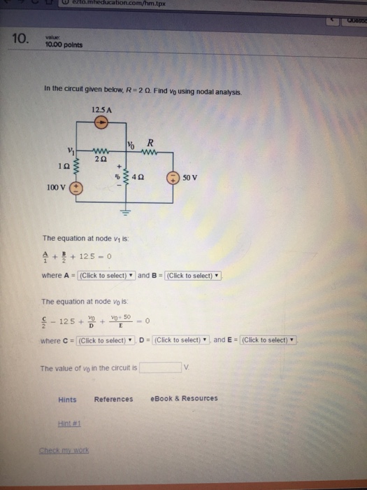 Solved In the circuit given below R = 2 Ohm. Find v_0 using | Chegg.com
