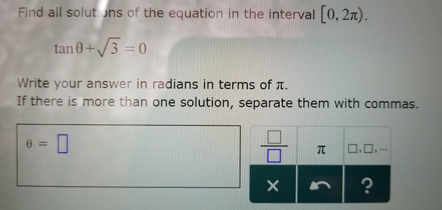 Solved Find all solut ns of the equation in the interval [0, | Chegg.com