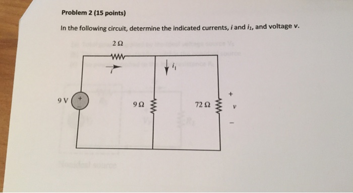 Solved In the following circuit, determine the indicated | Chegg.com