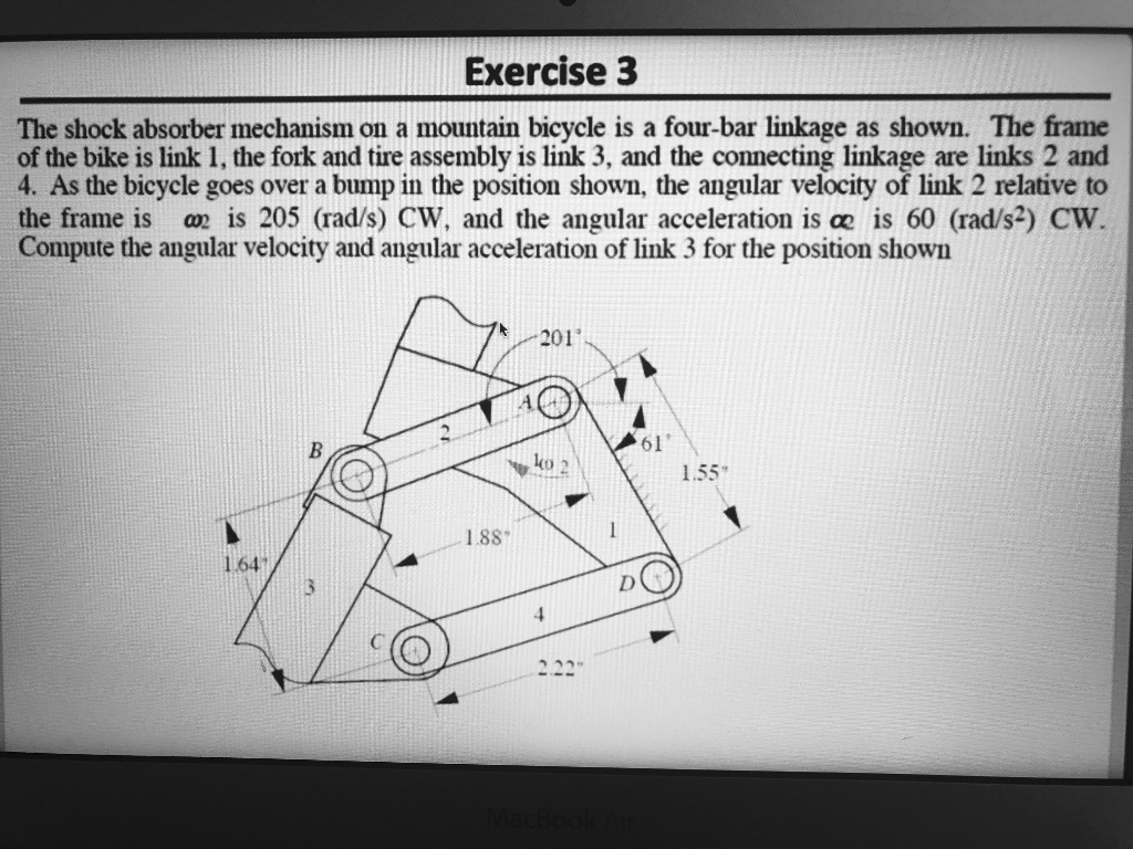 Solved Please use Vector Loop Analysis The shock-absorber | Chegg.com