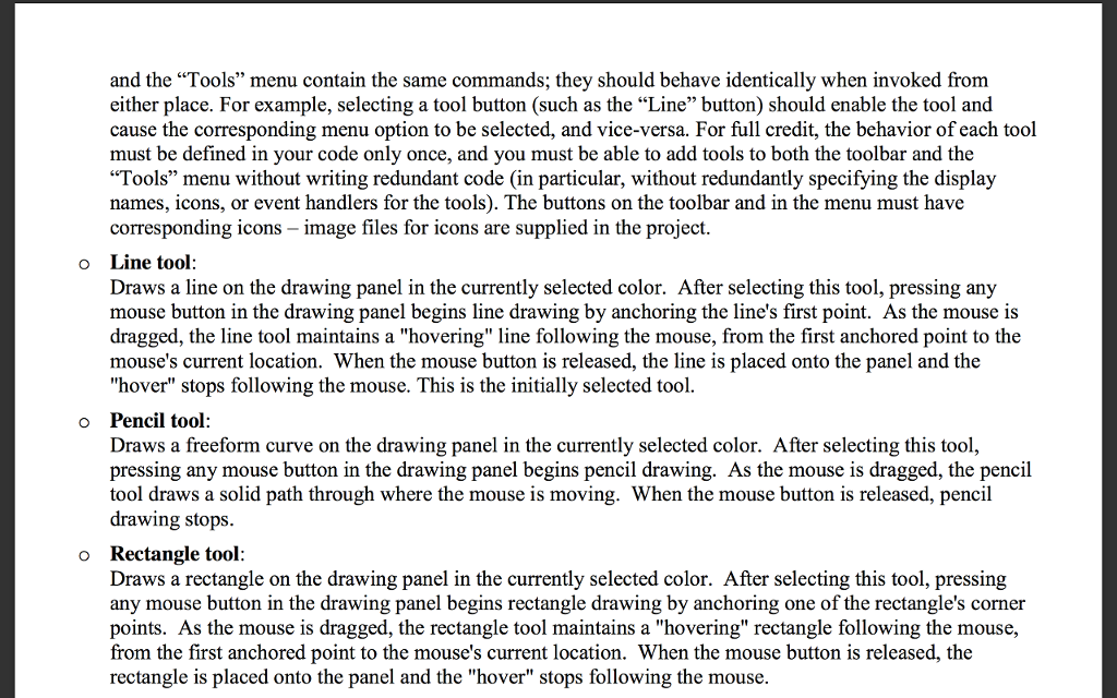 W PowerPaint TCSS 305 Programming Practicum | Chegg.com