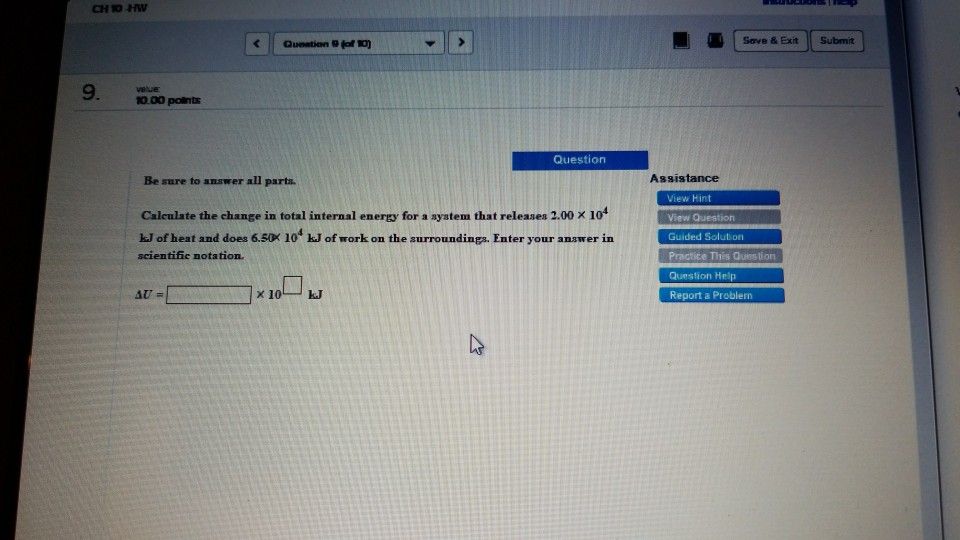 Solved Save & ExitSubmit Question Be sure to answer all | Chegg.com