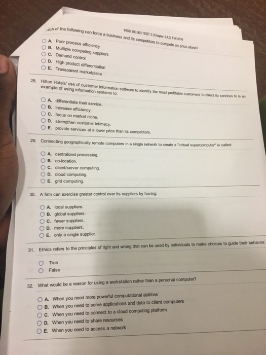 Solved Hilton Hotel's use of customer information software | Chegg.com