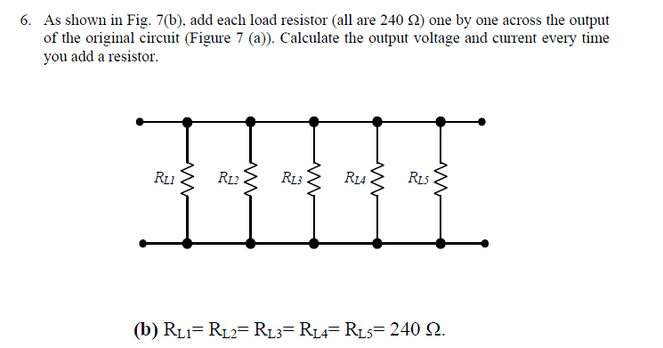Solved R2 R3 R4 R5 Ri V. (a) R1 = R' = R3 = R4-R5 = 240 Ω | Chegg.com