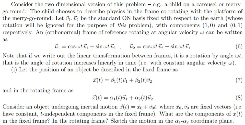 Consider the two-dimensional version of this problem | Chegg.com