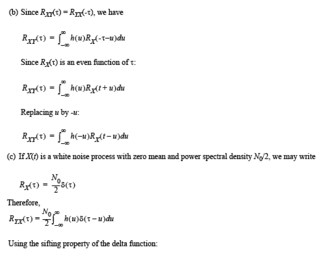 Solved 5.14 A wide-sense stationary random process X(t) is | Chegg.com