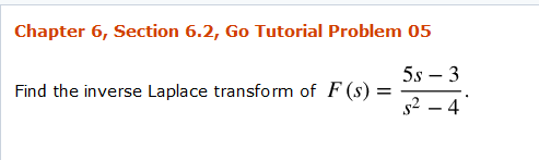 Solved Chapter 6, Section 6.2, Go Tutorial Problem 05 5s - 3 | Chegg.com